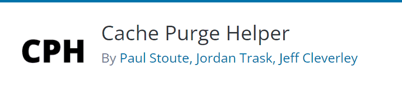 Cache Purge Helper Plugin - Managing WP