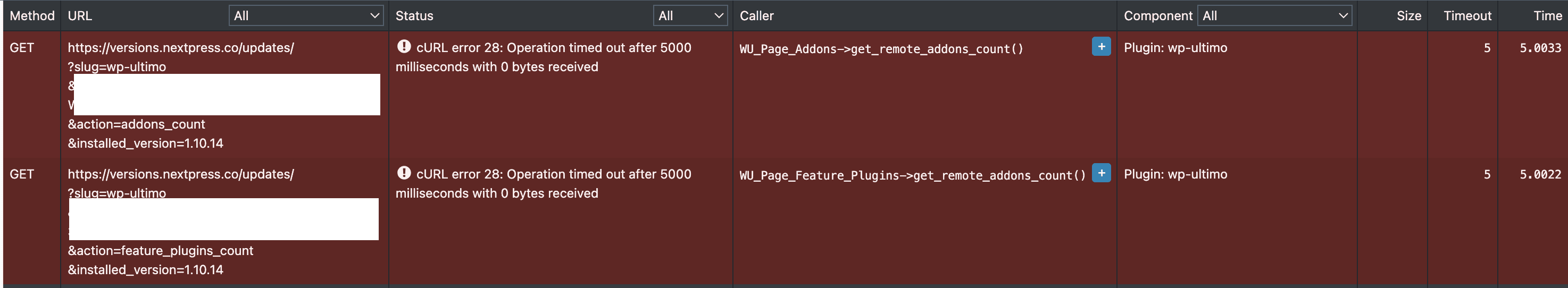 WP Ultimo Version 1, Increase Page Loads and cURL timeouts for versions ...
