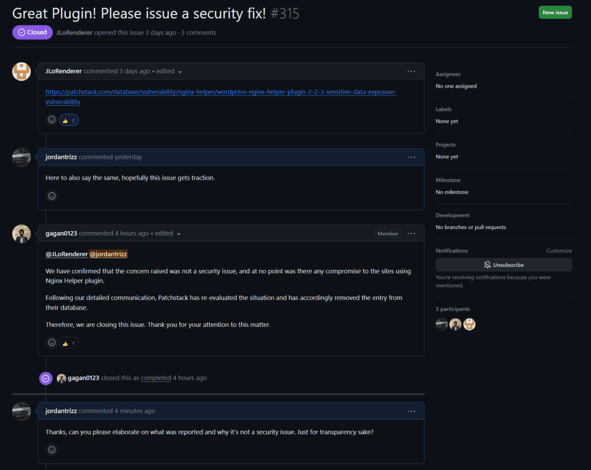 Rtcamp Nginx Helper Plugin Security Vulnerability Managing Wp