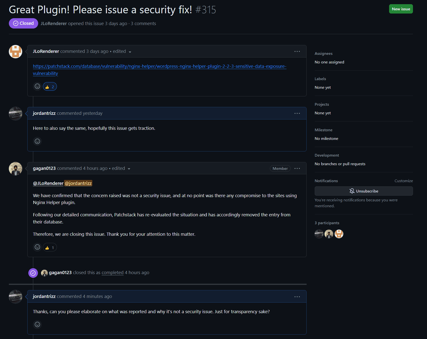 Rtcamp Nginx Helper Plugin Security Vulnerability Managing Wp 4051